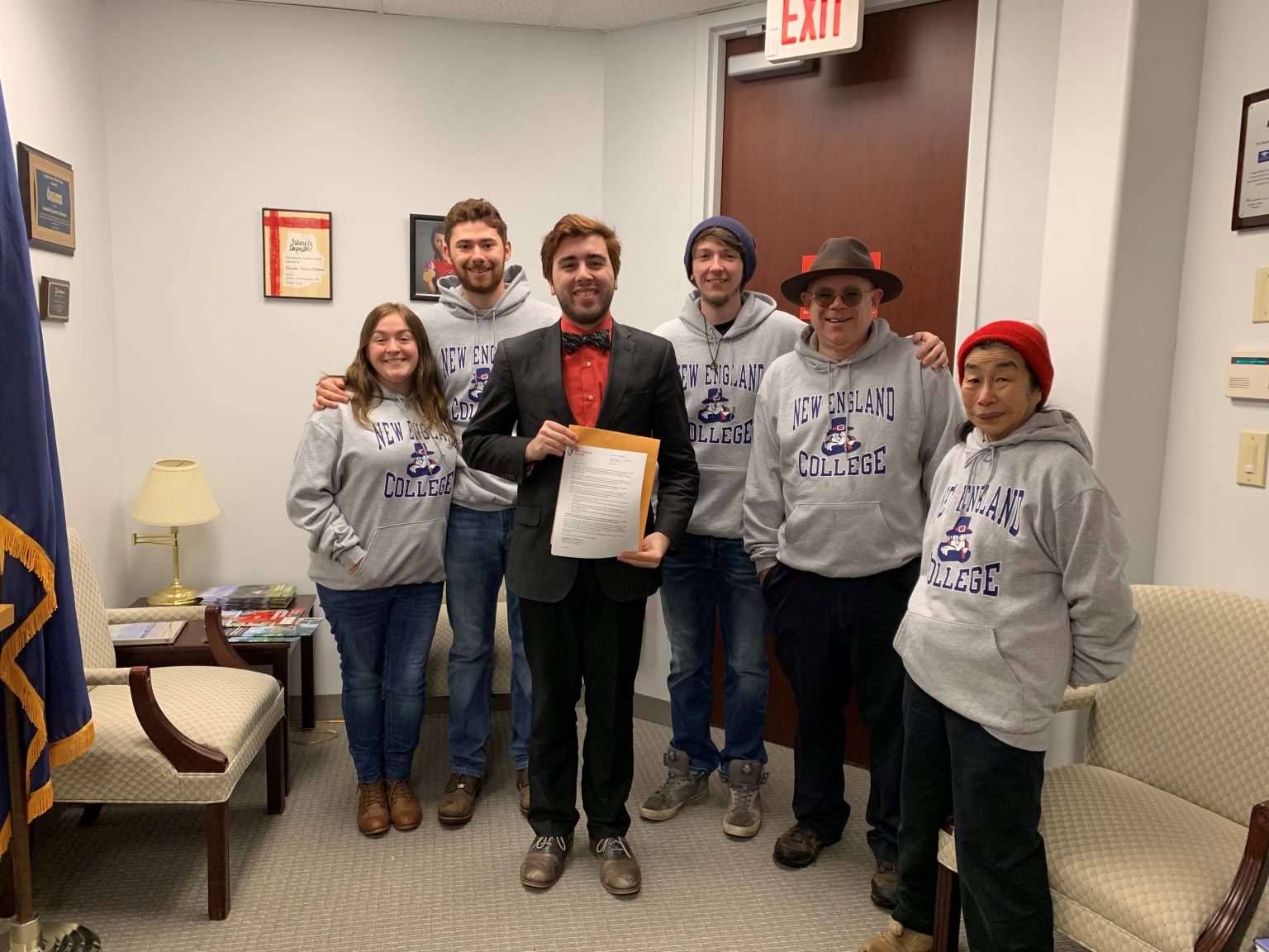 NEC Environmental Action Committee visits the NH Senators | The New ...